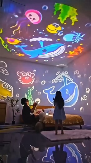Offer Point on Instagram: "3D Projector Lamp 🤩 #3d #projector #lamp #viral #reels"