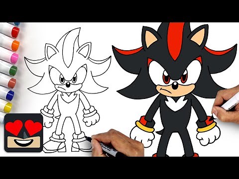 How To Draw Shadow the Hedgehog