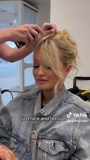 Textured Updo Tutorial Without Hair Padding