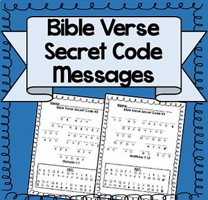 Bible Verse Secret Code Messages (2 Popular Verses!)