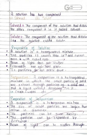 class 9 science ch 2 Is Matter Around Us Pure SHORT NOTES 📝