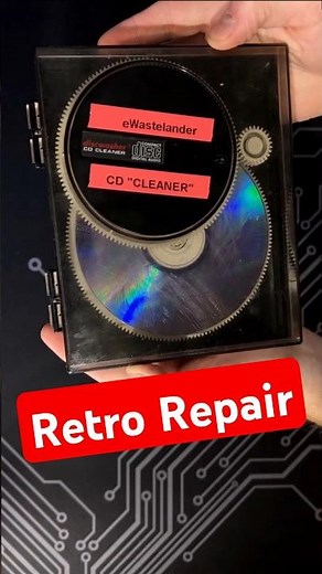 I try your suggestions fixing this #CD Cleaner #repair #retrotech #dvd #90s #cleaning #diy #retro