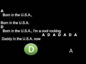 Born in the USA - Bruce Springsteen - Chords