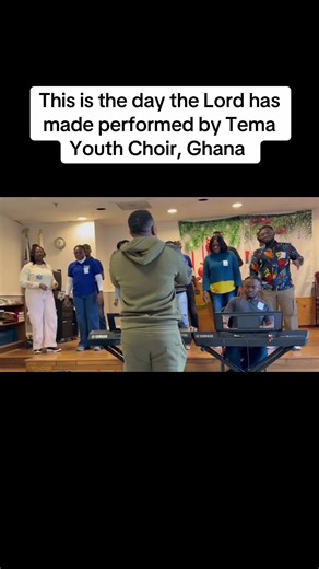 Tema Youth Choir Performance of 'This is the Day the Lord Has Made'
