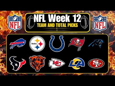 NFL Week 12 Picks! NFL Picks & Predictions 2025