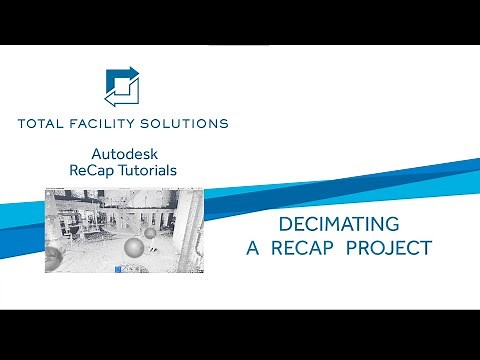 Decimating a ReCap Project