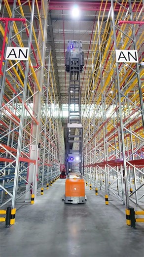 10.5m lifting height order picker used for Electronics industry #orderpicker