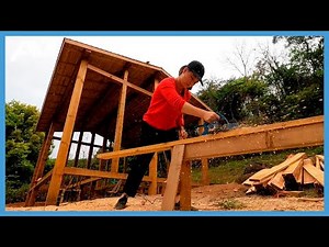 FULL VIDEO: Building a wooden house in the forest | 200 days to build a wooden hut | Primitive life