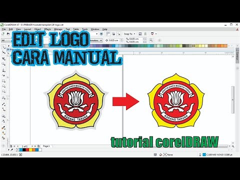 Edit Logo di Coreldraw x7 - tutorial Coreldraw