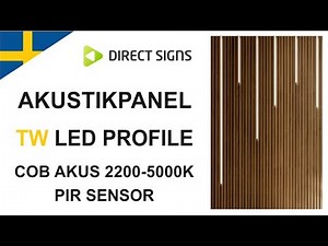 Direct signs - TW LED Profil COB AKUS - PIR SENSOR - SE