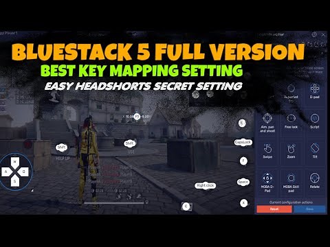 Free Fire Bluestacks 5 Full Version 🖱️ Key Mapping 2023 | Free Fire Bluestacks Controls settings