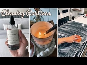 Home Cleaning Routines ASMR Satisfying TikTok Compilation 🕯