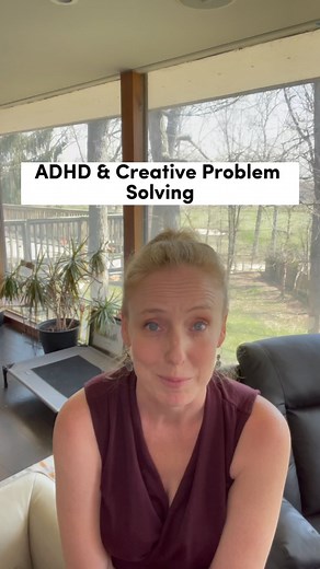 ADHD & Creative Problem Solving - creativity isn’t just about art. Spending your life creating work-arounds and thinking outside of the box to function well in a neurotypical world creates a mind that can find unique solutions. #creativeproblemsolving #adhdbrain #adhdsupport #adhd #adhdstrengths #adhdwomen #adhdquirks #adhdgifts #adhdlife #outsideofthebox #workaround #whoneedslogic | Jorie Houlihan
