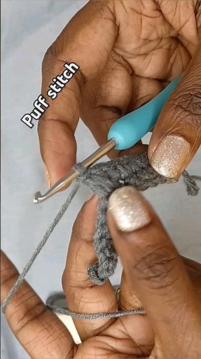 How to crochet puff stitch|crochet tutorial for beginners