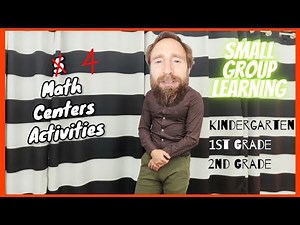 Math Centers, Math Games for Kids, Small Group Math Lesson for Kindergarten, 1st Grade, 2nd Grade