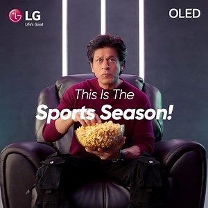 2.3M views · 136 reactions | The sports season is here! Watch, cheer and celebrate the win of your favorite team with the #LGOLED #TV. Its #SelfLitPixel technology displays sharp details and punchy colors delivering the best sports viewing experience. Live the sport you love with #LG Know more on https://bit.ly/3MdJats #Sports #SportsCinema #SRK #SelfLIT #LGOLED #OLED #Hometainment #LGElectronics #Entertainment #LGIndia #Football #Soccer #StadiumExperience | LG Global | Facebook