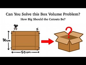 Volume of an Open-Topped Box: Grade 12 Math Problem Solved!