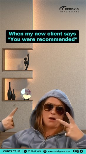 When my new client says: “You were recommended.” 😏 Referrals hit differently — and we don’t take that trust lightly. Huge thanks to our amazing clients for spreading the word. This is how we grow 💙🏡 📌 Thinking of selling, leasing, or property management? You know who to call 😉 #ClientReferred #WordOfMouth #ReddyGRealEstate #TrustedAgents #ReferralLove #PropertyLife #RealEstateHumor #MelbourneRealEstate #ConfidenceBoost #BestInTheBusiness | Reddy G Real Estate Agents