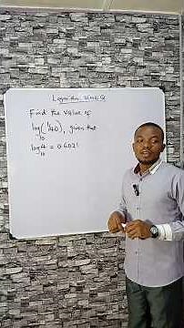 Finding log(1/40) - The Coolest Calculation Ever