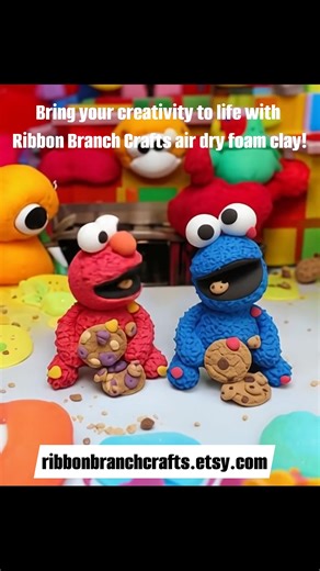 Bring your creativity to life with Ribbon Branch Crafts air dry foam clay!!! Free tutorials on my YouTube channel! https://youtube.com/@ribbonbranchcrafts?si=Jif_buO5OmOXaJPx | Ribbon Branch Crafts
