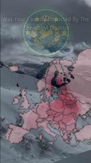 Was Your Country Impacted By the Chernobyl Disaster? #europe #geography #map #mapper #maps #country