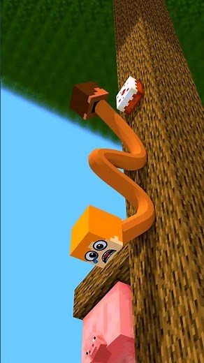 Minecraft and worms Alex and Steve meow song #Minecraft #Minecraftanimation #animation