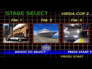 Virtua Cop 2 Rebirth Playthrough - HD