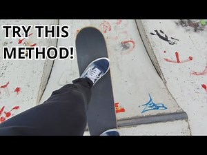 How to drop in on a skateboard