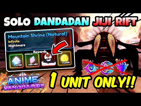 1 UNIT Solo Destroys Dandadan JiJi RIFT in Anime Vanguards!