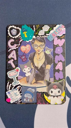 Deco Catwoman Photocard for my BCW Comic Books Short Box 🐈‍⬛|‪@KRAPSYK‬ #catwoman #comics #comicbooks