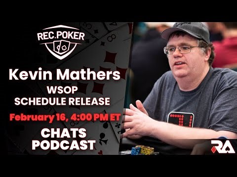 WSOP Schedule Release w/ KevMath