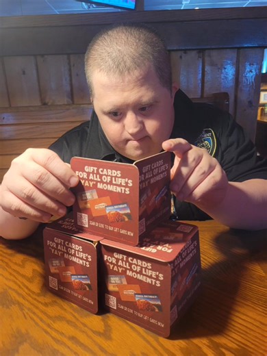 While waiting for our dinner on our fancy dinner at a fancy restaurant on Friday night, JJ discovered he could make a house out of the cardboard glass plates or saucers or whatever they're called!! And with every successful built wall, JJ would strike a pose of self-satisfaction!!! 🏠🤔🧐😕🤓😄😊😏 #OurDownSyndromeWorld | Church & Sons Painting Co.