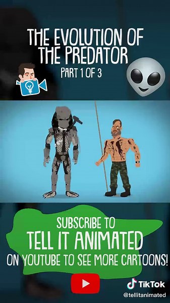 "One Ugly Motherf..." - Predator Evolution 1/3 - #fyp #predator #telli...