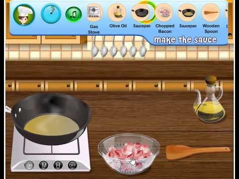 Sara's Cooking Class Spaghetti Walkthrough