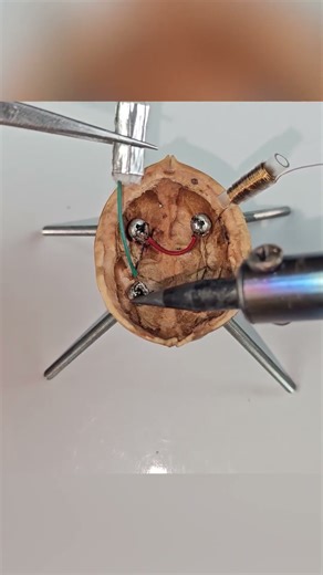 I Made a Powerful TV Antenna from a Walnut! (DIY Signal Booster Experiment)