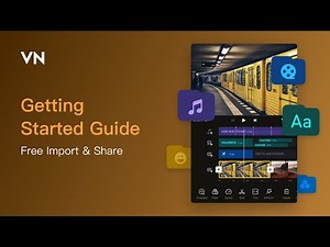 Free Import & Share丨VN Video Editor for Beginners
