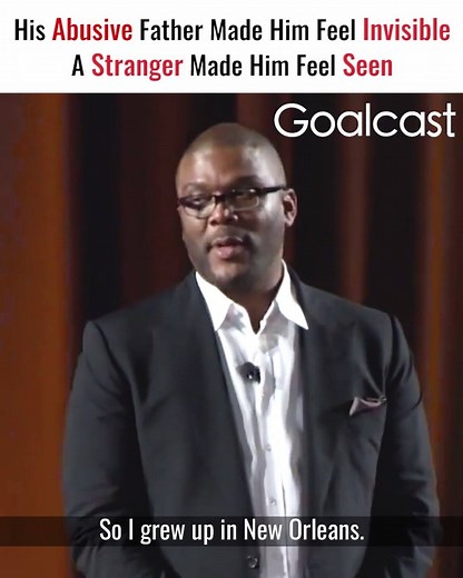 Today, Tyler Perry is one of the most successful figures in the entertainment industry, yet his early life was one of great struggle marked by poverty and abuse. In this speech Perry shares an unforgettable story from his childhood and the key to unlocking the light within us all. | Goalcast
