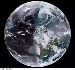 Timelapse shows full year of seasons as spring arrives in North America