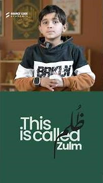 Source Code Academia student, M. Ahmed explains Zulm #islamicmessagingsystem #SourceCodeAcademy