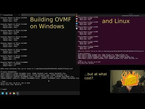 Stumbling Through Building EDKII OVMF (X64) on Windows & Linux