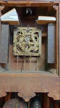 How 1880s Black Forest Cuckoo Clock Works🥰🥰🥰