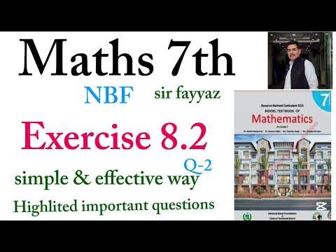 Maths class 7th | exercise 8.2 | ex 8.2 | Q-2 | NBF | unit 8 | Linear equation | Sir fayyaz