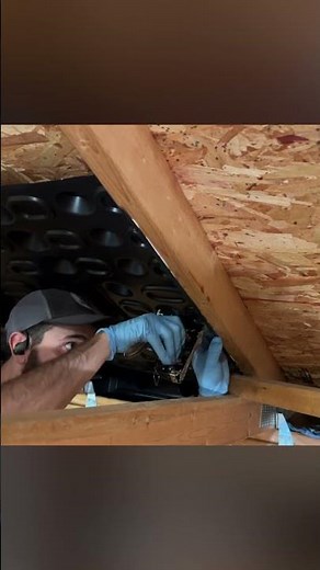 Installing ProVent insulation baffles. #carpentry #woodshop #diy