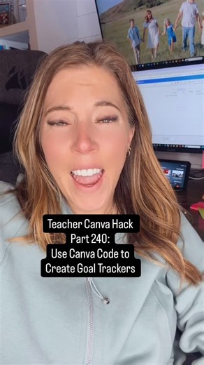 Use Canva Code to create interactive goal trackers with your students! I love @canva code! | Teresa Kwant