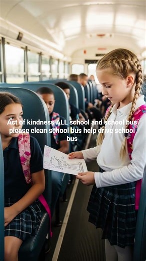 please help school bus keeping clean school bus driver
