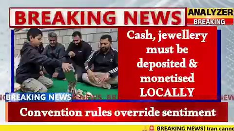🚨 HUGE! Iran cannot take home the donations collected in Kashmir 🤯-> Even Gold & Jewellery collected must be deposited in local banks and monetised.Indian Govt will earn TAX from it 🤣Vienna Convention strictly PROHIBITS embassies from using their primary bank accounts for receiving donations.Iran has conveyed its intention to use the funds to purchase MEDICINES in India, for which permission has been granted🎯Bharat is helping, but strictly as per rules. No loopholes allowed🇮🇳