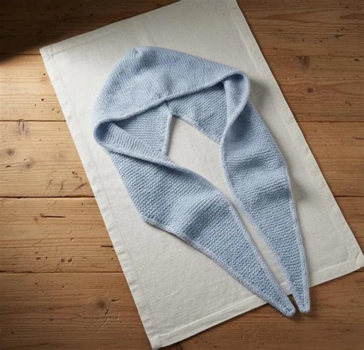 Hooded Scarf Knitting Pattern | Easy Garter Stitch Shawl (PDF Download) - Etsy