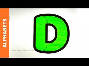 Letter D Coloring | Fun Alphabet Coloring Activity | Learn ABC for Beginners