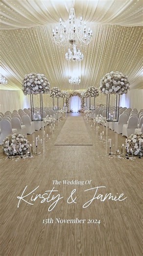 Stunning Wedding Decor at Ingliston Country Club