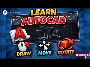 AutoCAD Interface & Basic Commands Explained | Beginner Friendly Tutorial ‪@autocadconcept‬